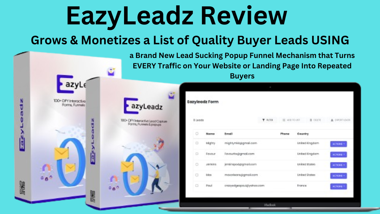 EazyLeadz Review - Way To Passive Online Income & Daily